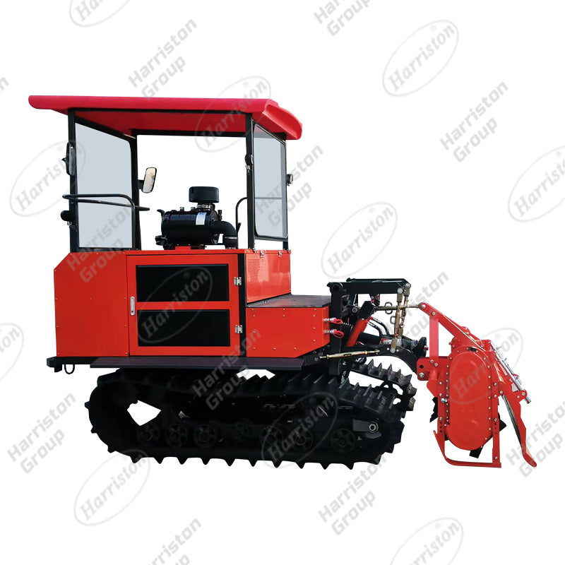 HRT-1GZL-230 120HP Self propelled Rubber Track Rotary Tiller ...